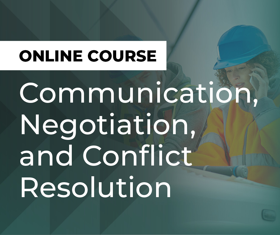 Communication, Negotiation, And Conflict Resolution Course Marketing ...