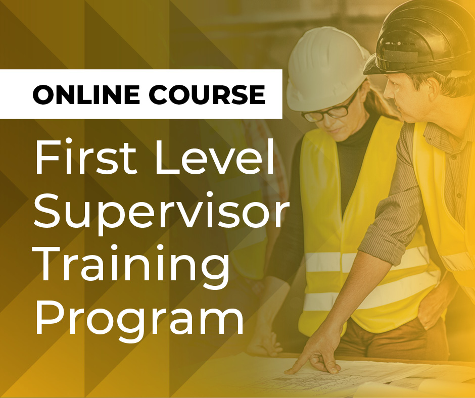 First Level Supervisor Training Course Marketing Materials - BuildForce ...